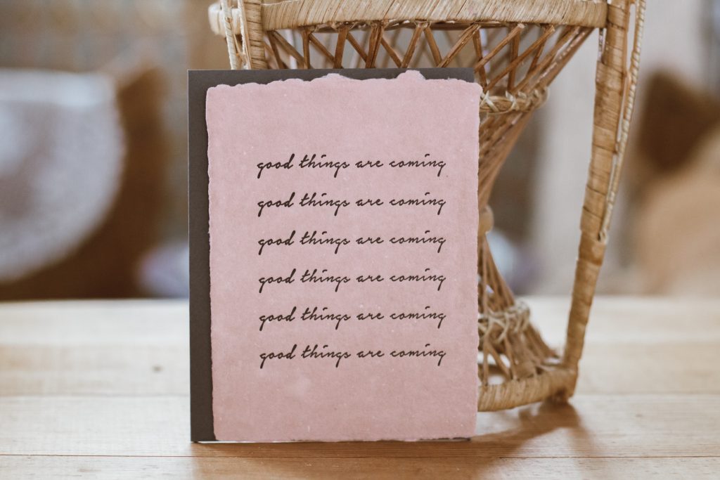 Good Things Are Coming Card - The TAYLOR'd Home
