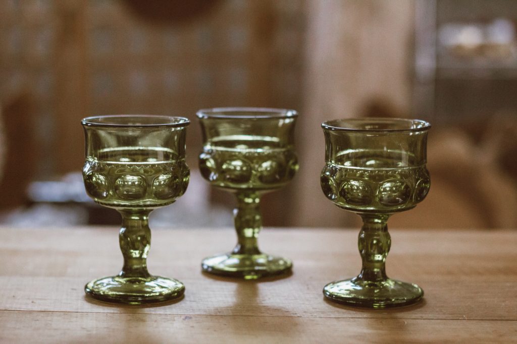 Green Mini Goblets - The TAYLOR'd Home
