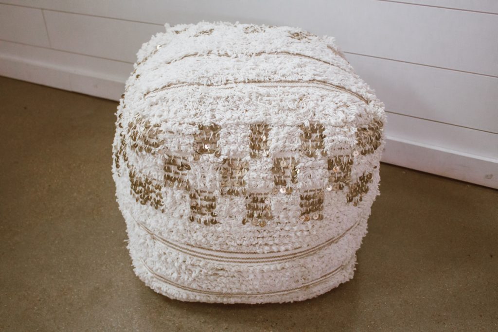 Large Shag Pouf - The TAYLOR'd Home