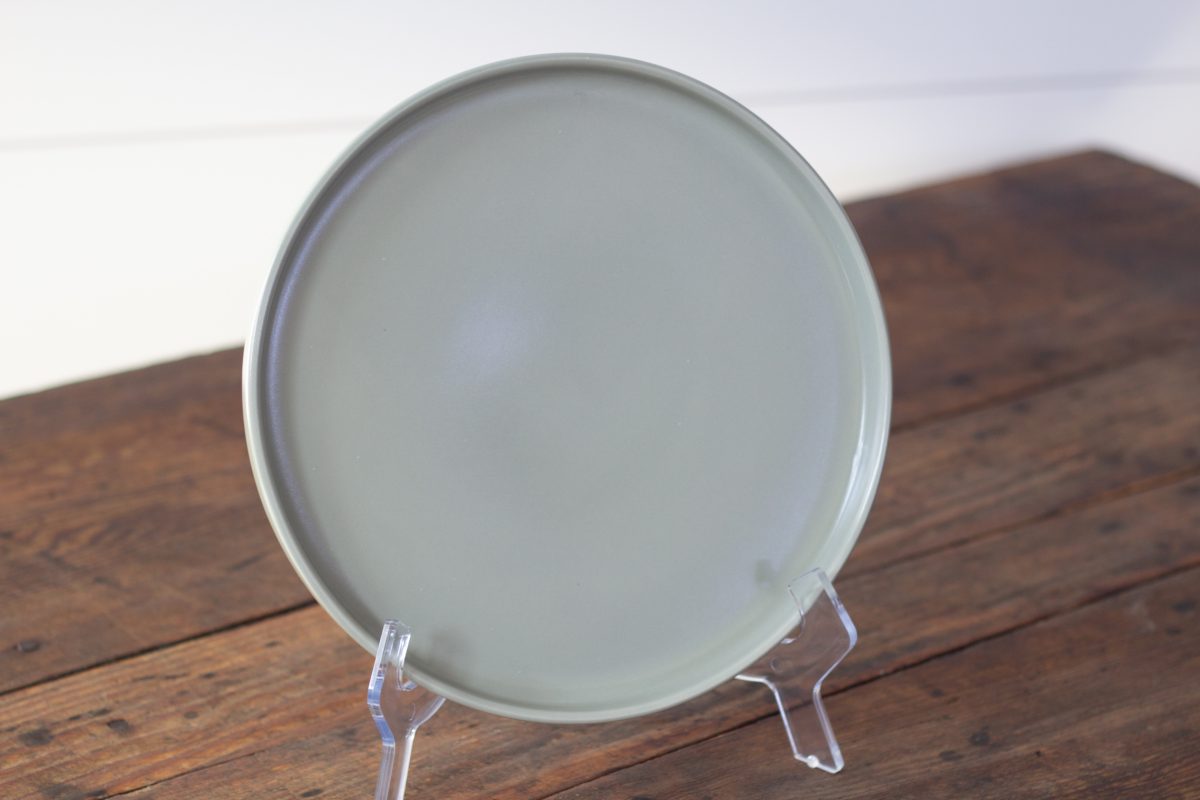 Sage Stoneware Dinner Plates - Sugar Creek Event Rentals