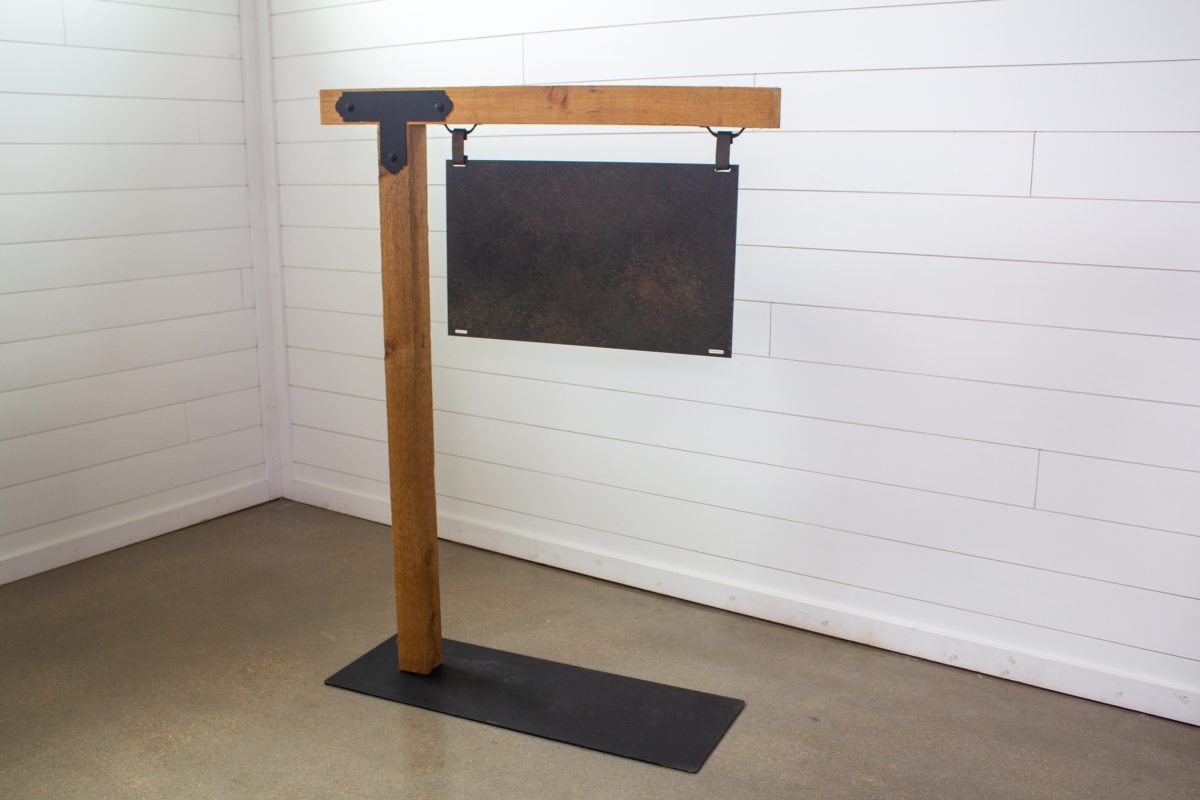 Cedar Sign Posts - Sugar Creek Event Rentals