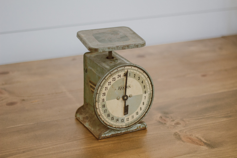 Vintage Kitchen Scale - The TAYLOR'd Home Collection