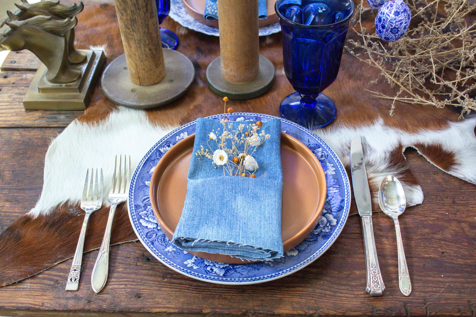 Western-Inspired Easter Tablescape - Texas Event Furniture, Prop and ...